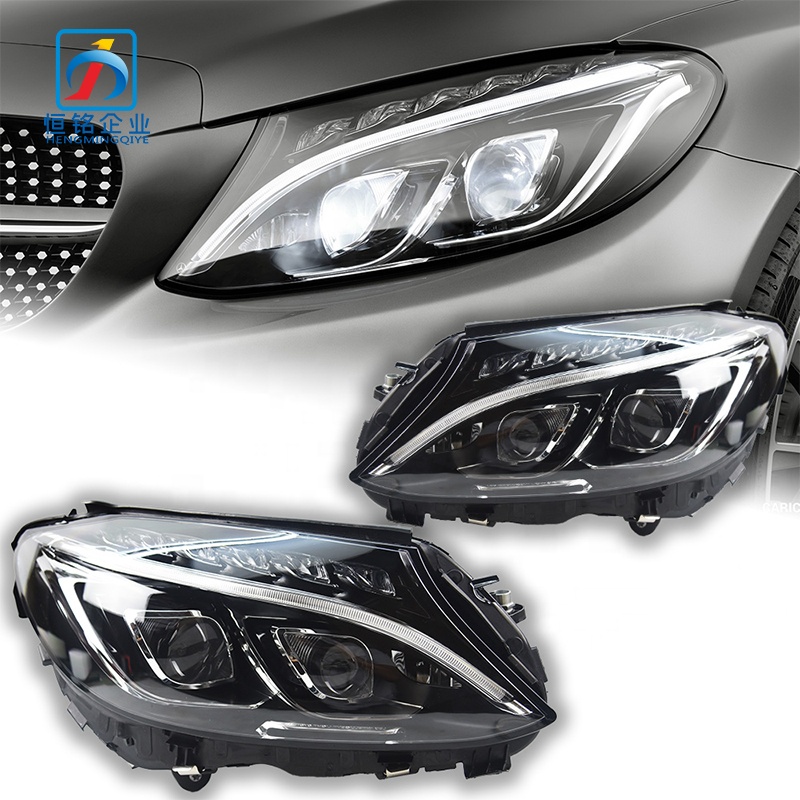 2008-2014 C Class W166 Headlight ML 12-16 Refit Clear 1668205459 Car ...